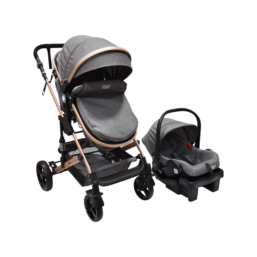 Carriola Travel System Ethan Lifestyle by Infanti Color Gris – Infanti ...